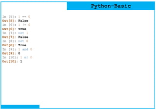 Python basic - v01 | PPT