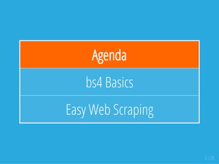 Python beautiful soup - bs4 | PPT