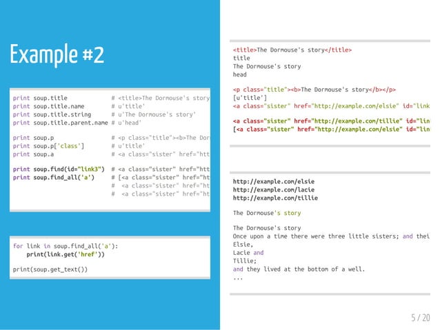 Python beautiful soup - bs4 | PPT