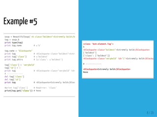 Python beautiful soup - bs4 | PPT