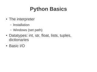 Python bootcamp - C4Dlab, University of Nairobi | PDF