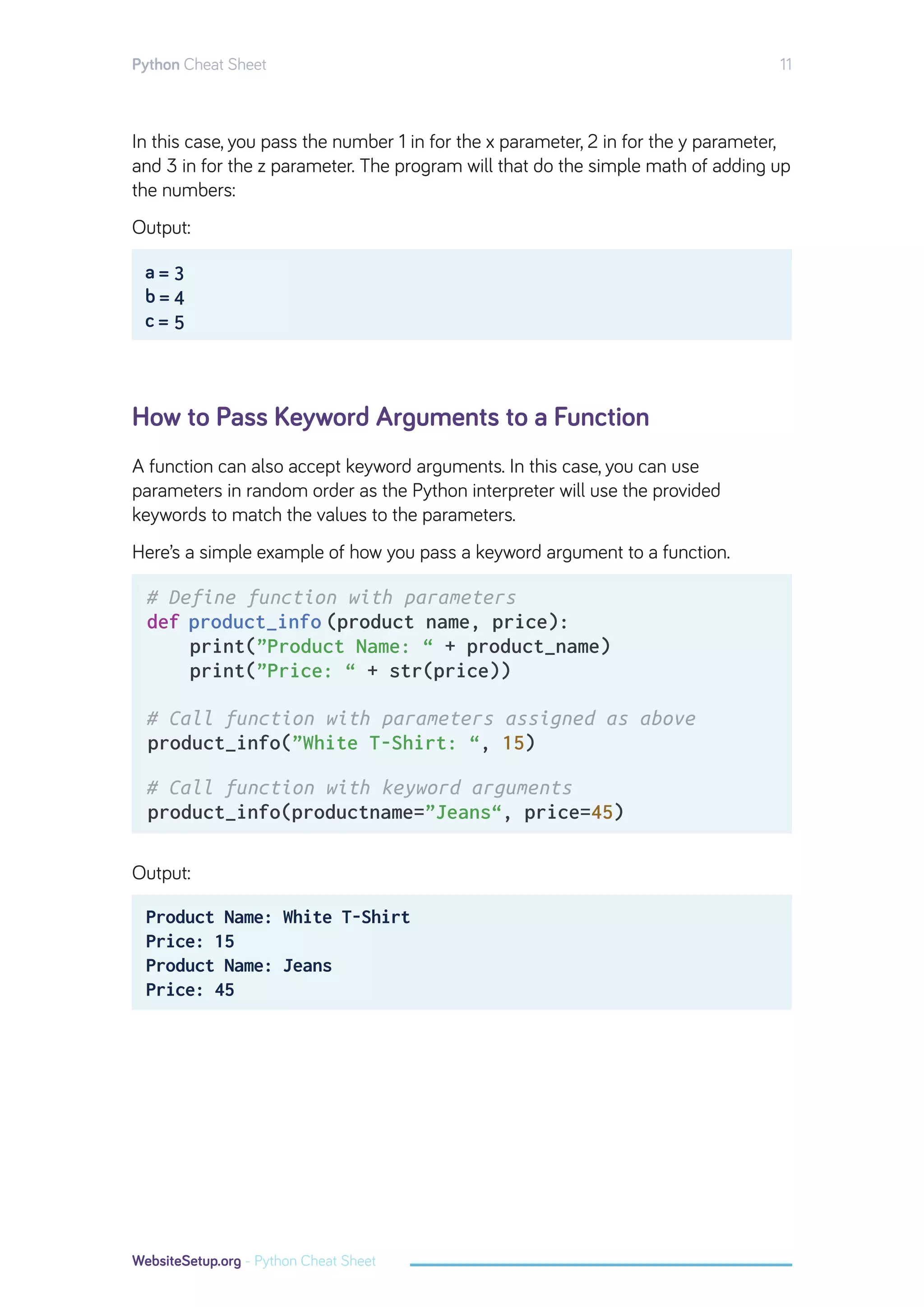Python cheat-sheet | PDF