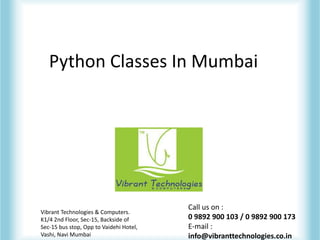 Python-classes-in-mumbai | PPT