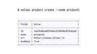 Разработка CLI с помощью python-cliff | PPT