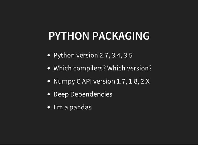 Introduction to the Python conda package manager | PPT