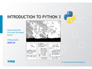 Introduction to Python 3 | PPT