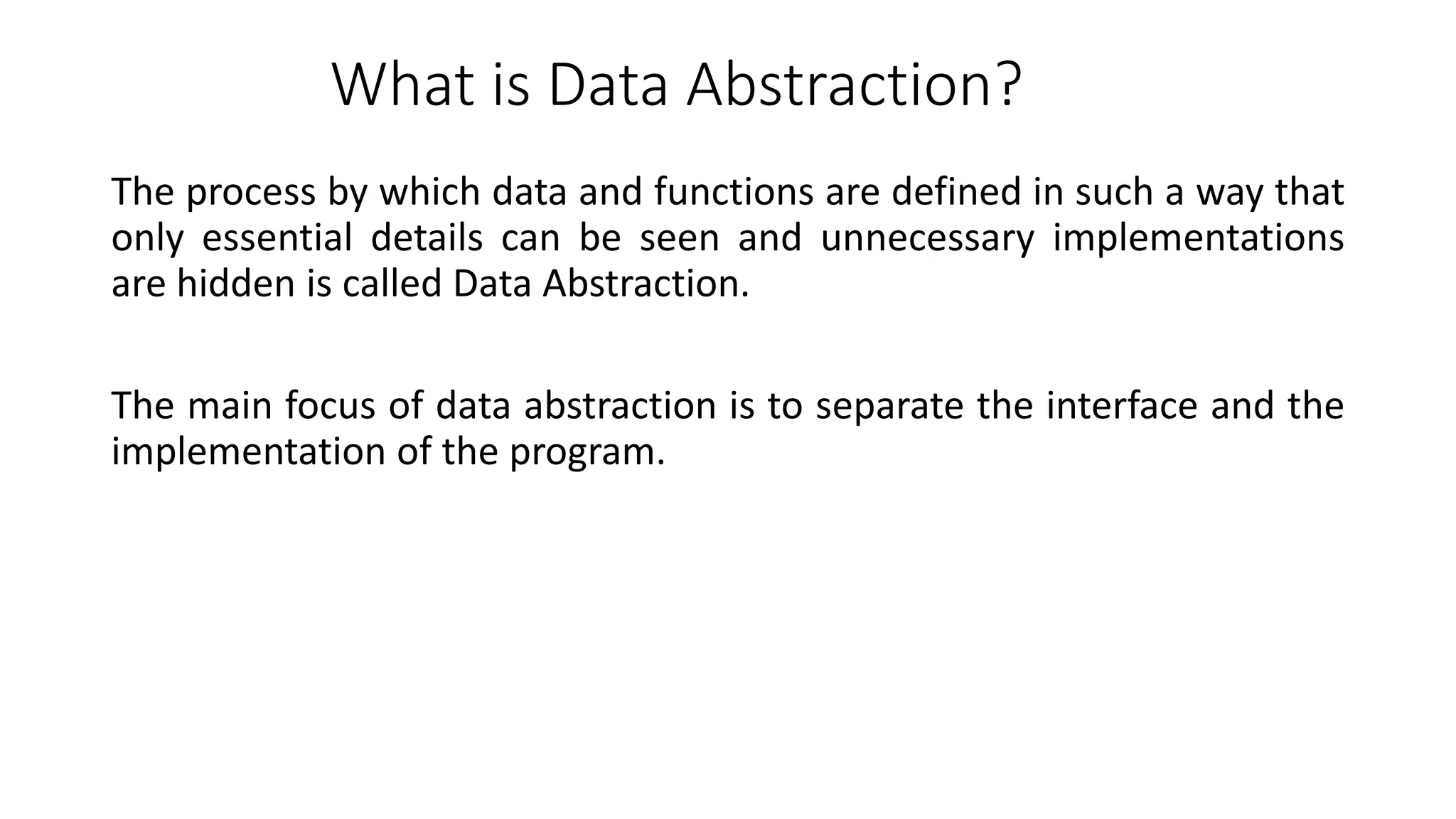 Python-DataAbstarction.pptx | Programming Languages | Computing