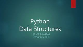 Python - Data Structures | PPTX