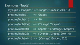 Python - Data Structures | PPTX