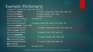 Python - Data Structures | PPTX