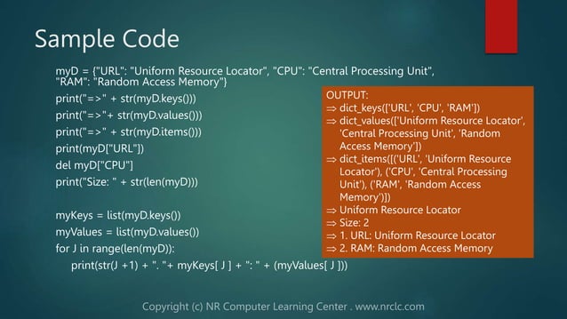 Python - Data Structures | PPTX