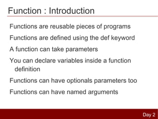 Python day2 | PPT