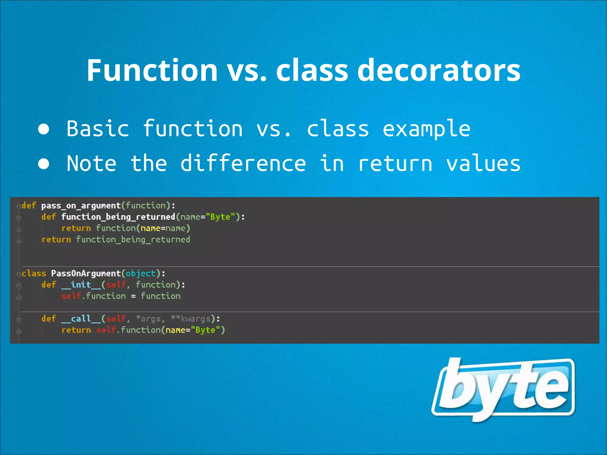 Introduction to Python decorators | PPT