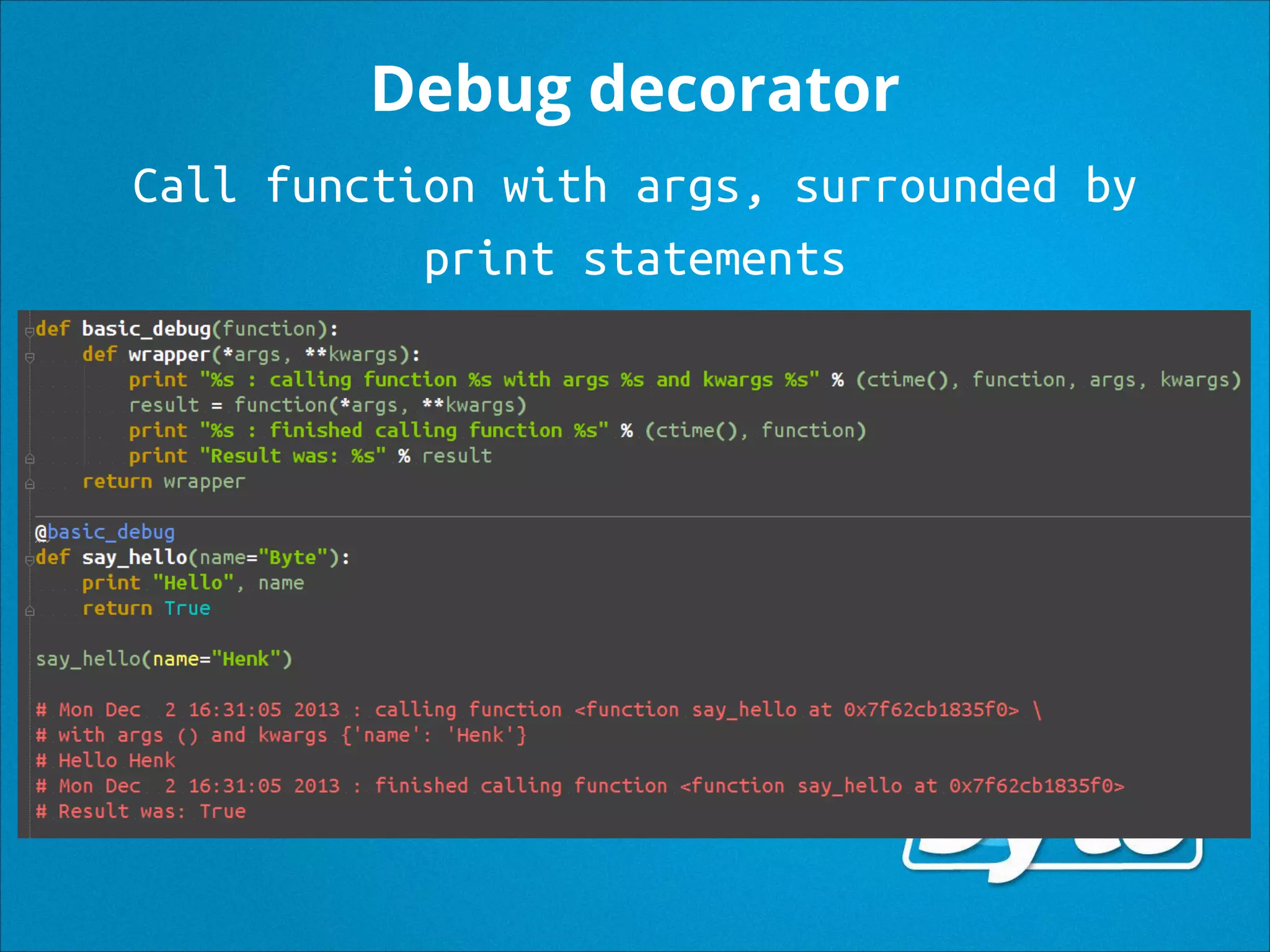 Introduction to Python decorators | PPT
