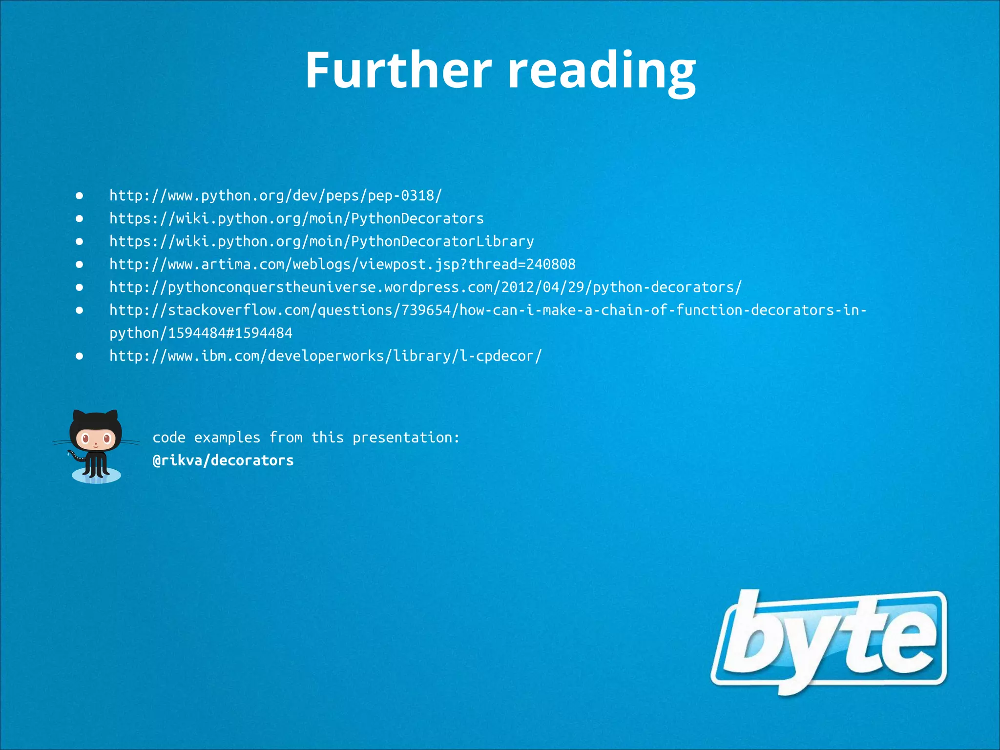 Introduction To Python Decorators Ppt