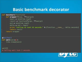 Introduction to Python decorators | PPT