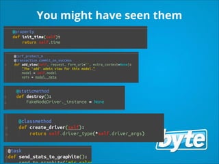 Introduction to Python decorators | PPT