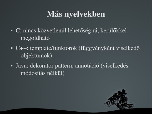 Python dekoratorok | PPT