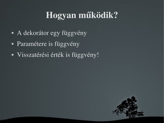 Python dekoratorok | PDF