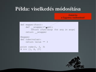 Python dekoratorok | PDF