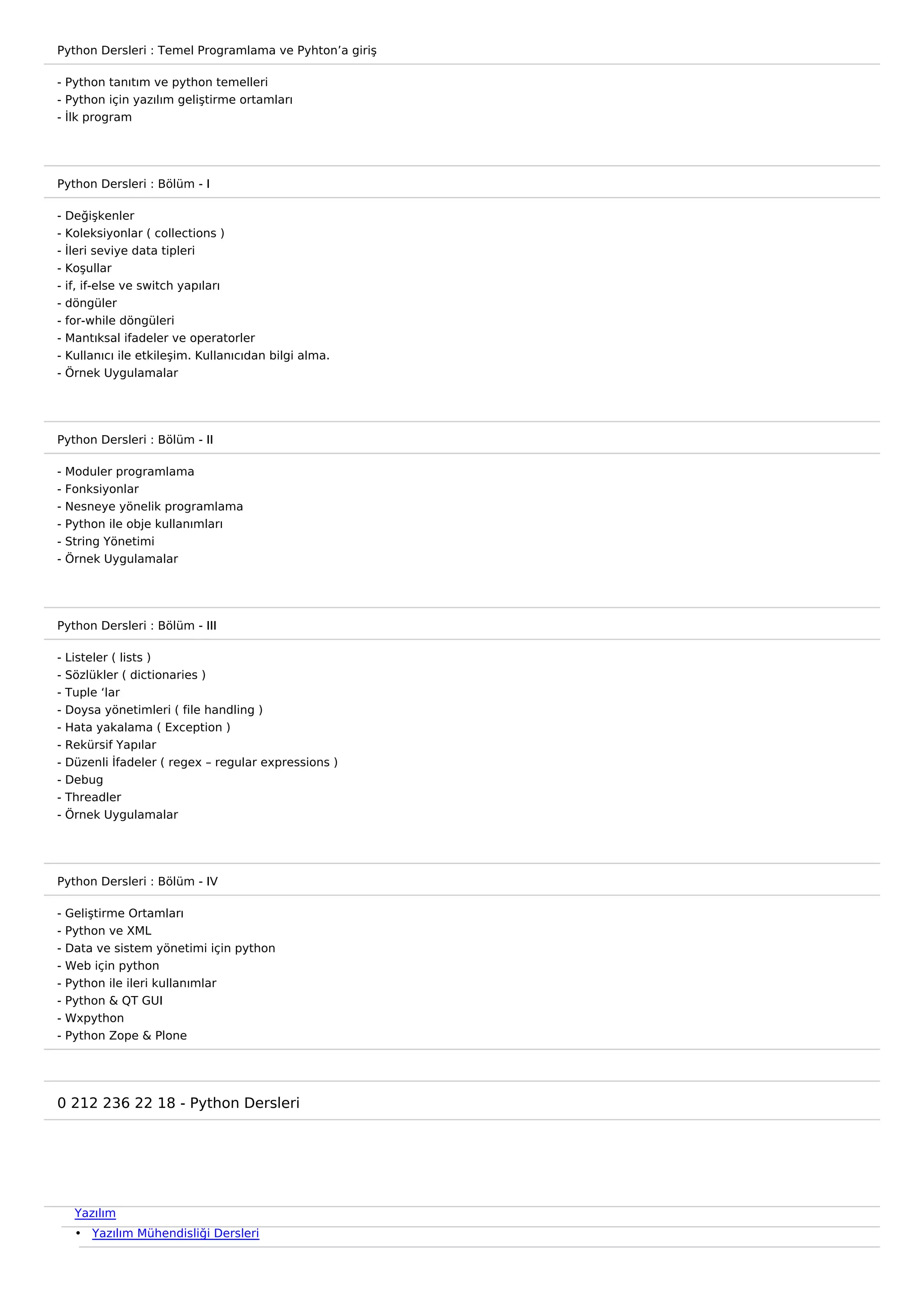 Python dersleri | PDF