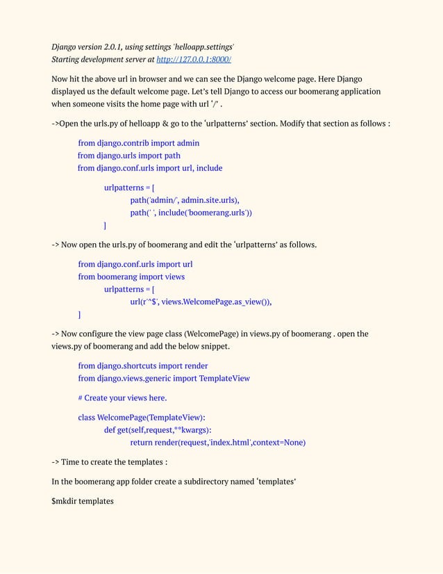 Virtual Environment and Web development using Django | PDF