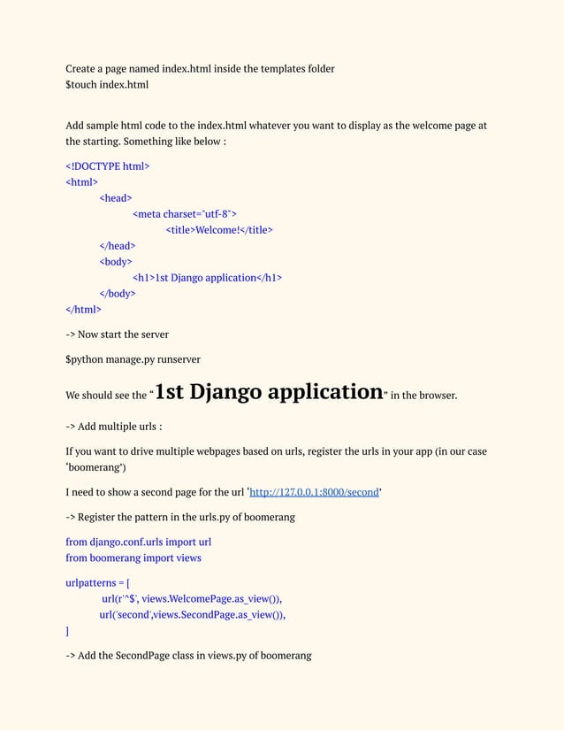Virtual Environment and Web development using Django | PDF