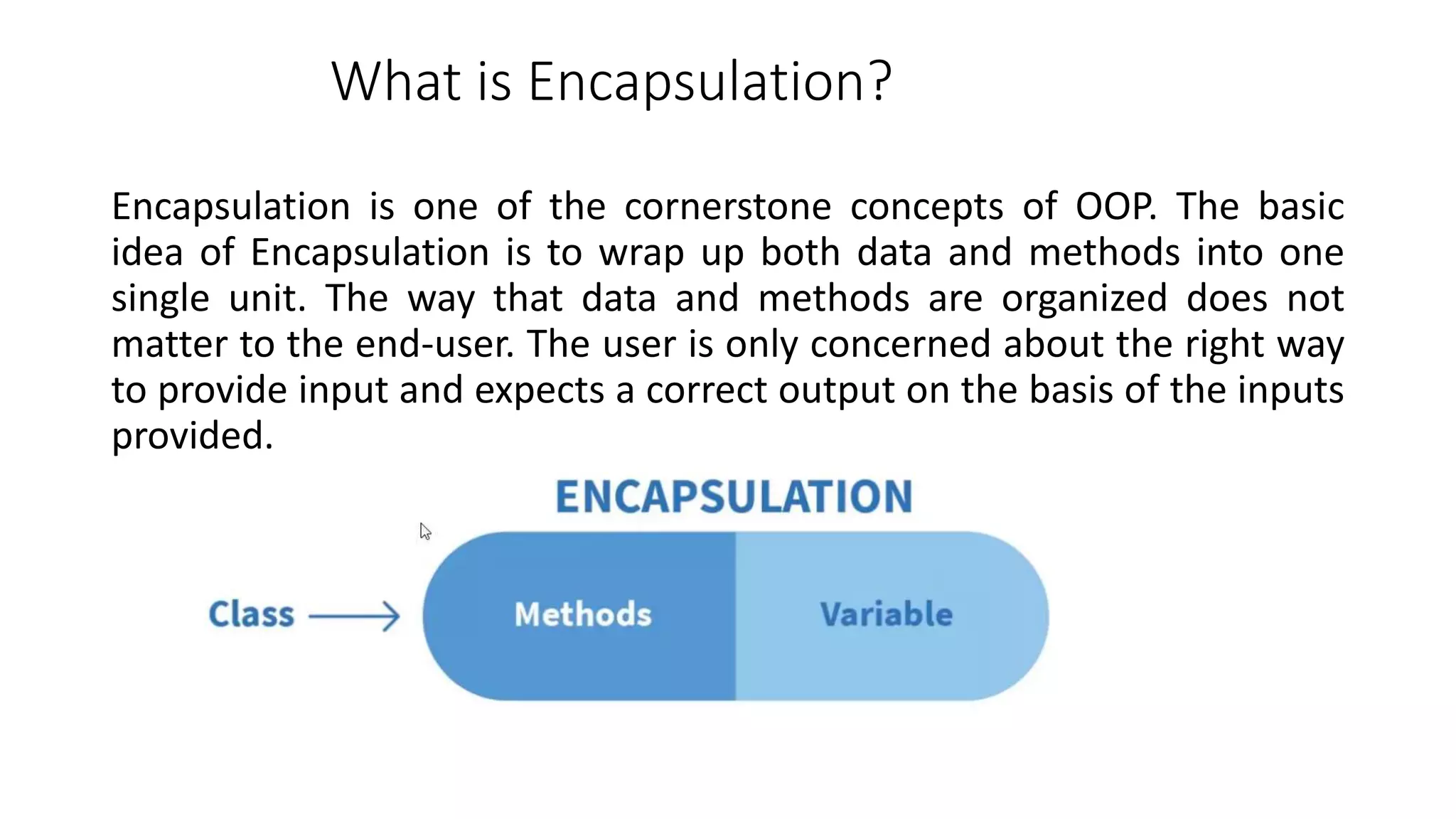 Python Encapsulation Pptx