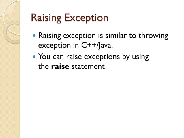 Python exception handling | PDF