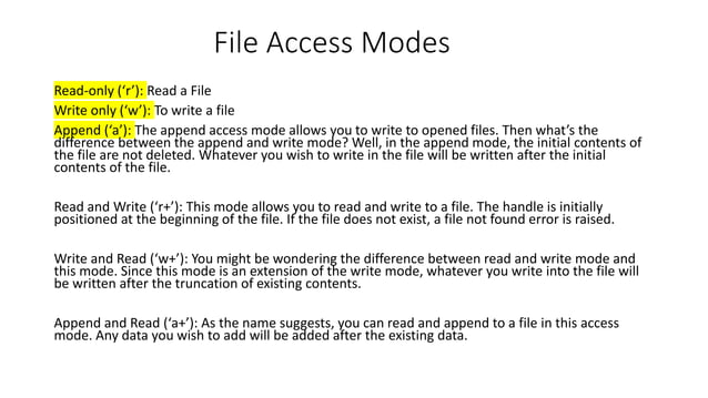 Python Filehandlingpptx 
