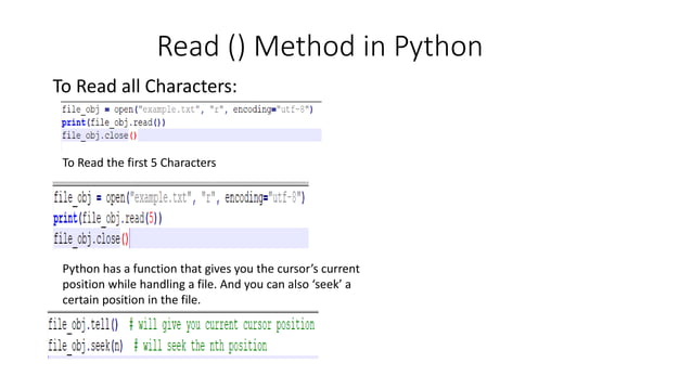 Python Filehandlingpptx 