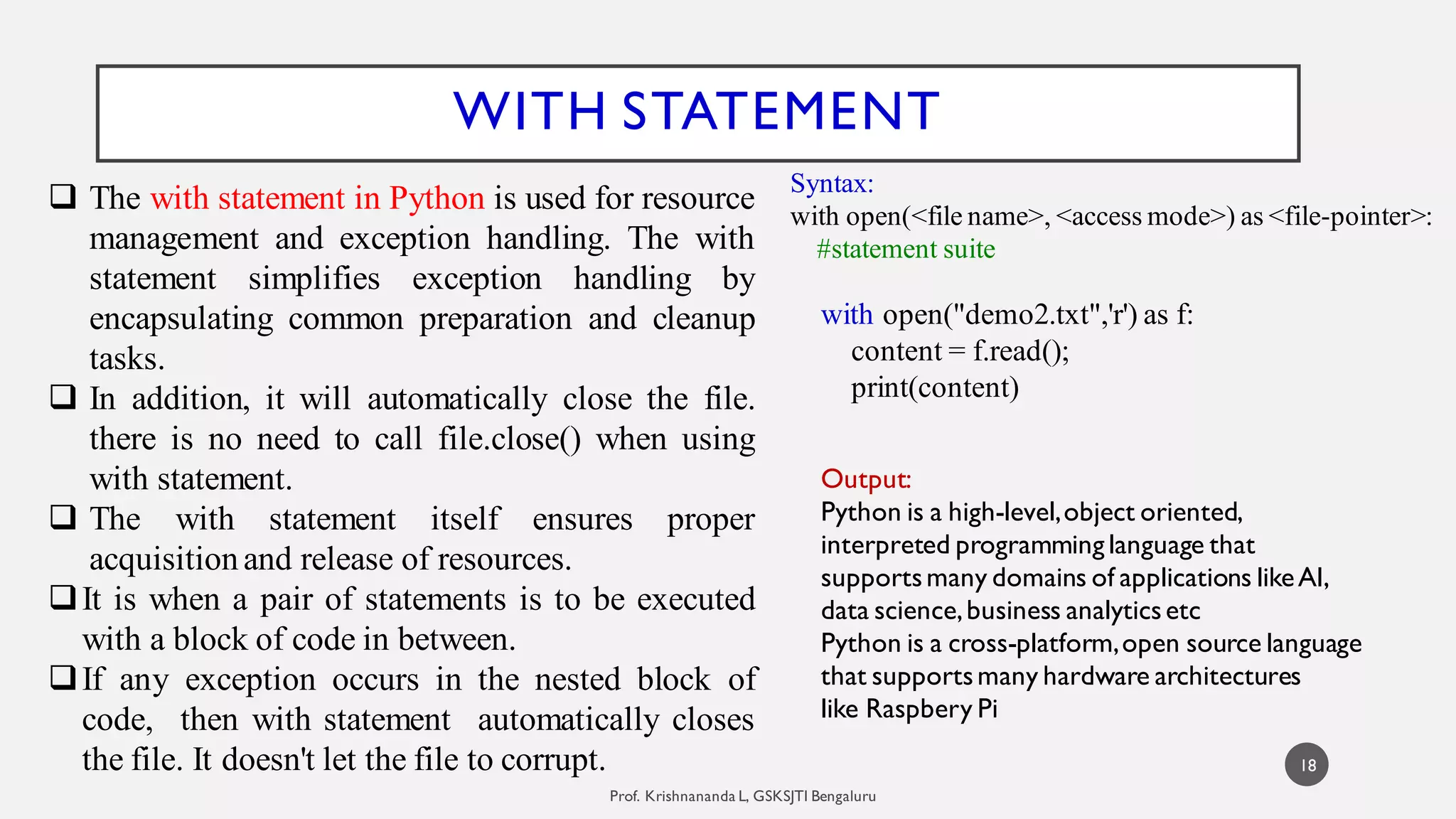Python Files Ppt
