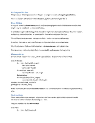 Introduction to Python - Running Notes | PDF