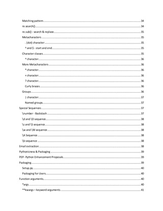 Introduction to Python - Running Notes | PDF