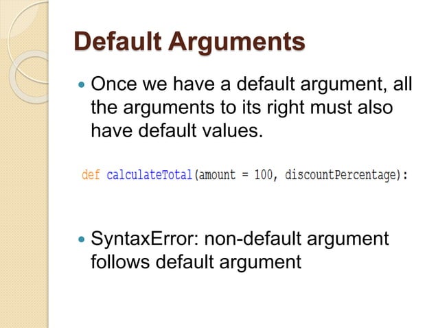 Python Functions | PPTX