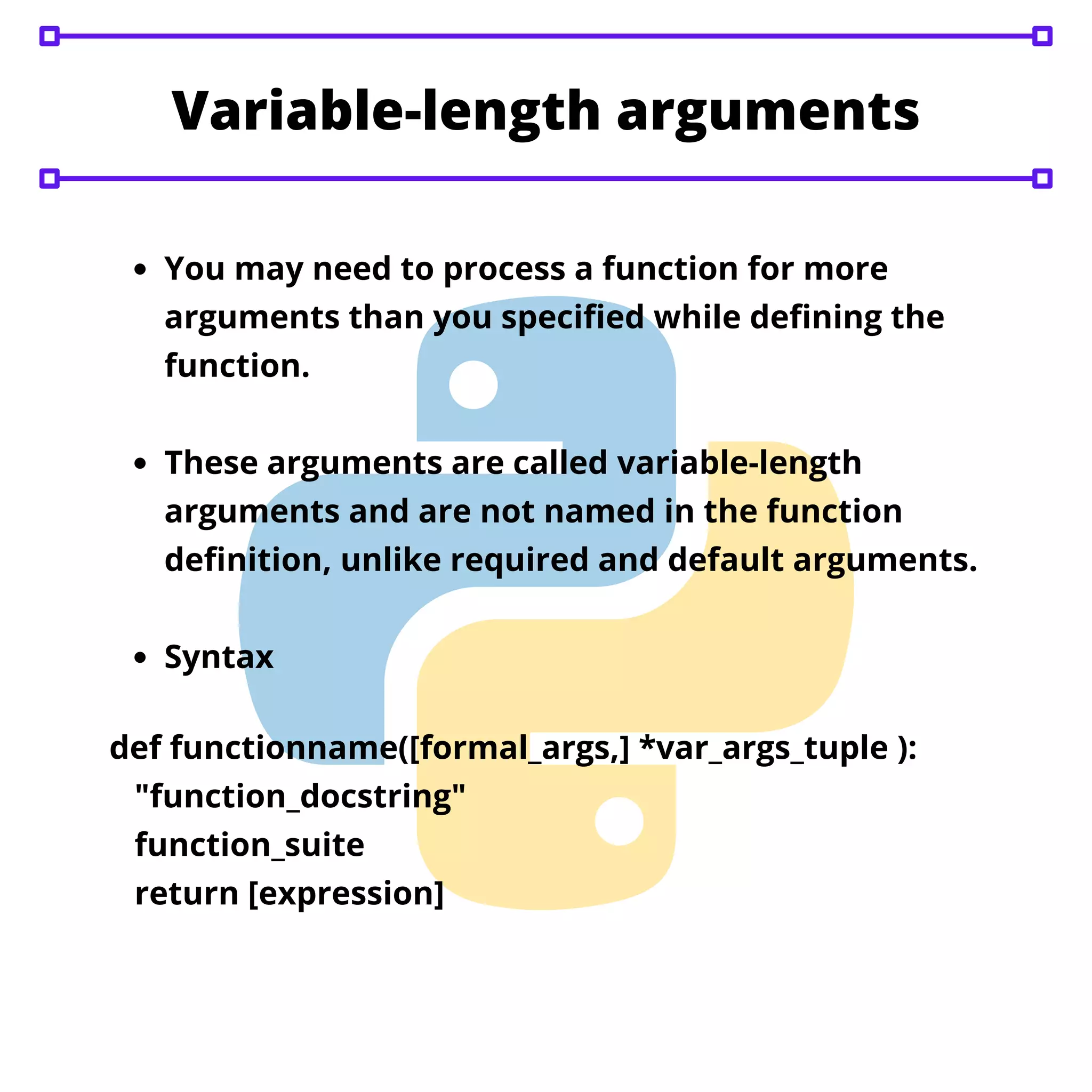 Python functions | PDF