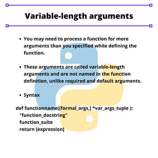 Python functions | PDF