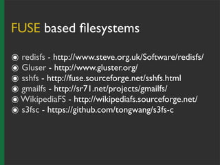 Python & FUSE | PPT