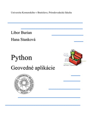 Python pre Geovedné aplikácie | PDF