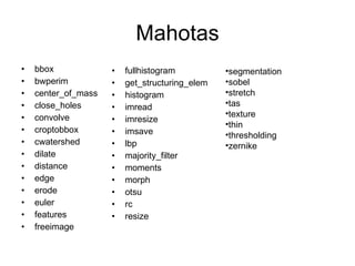 Images and Vision in Python | PPT