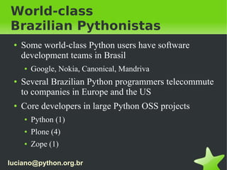 Python In Brasil | PDF