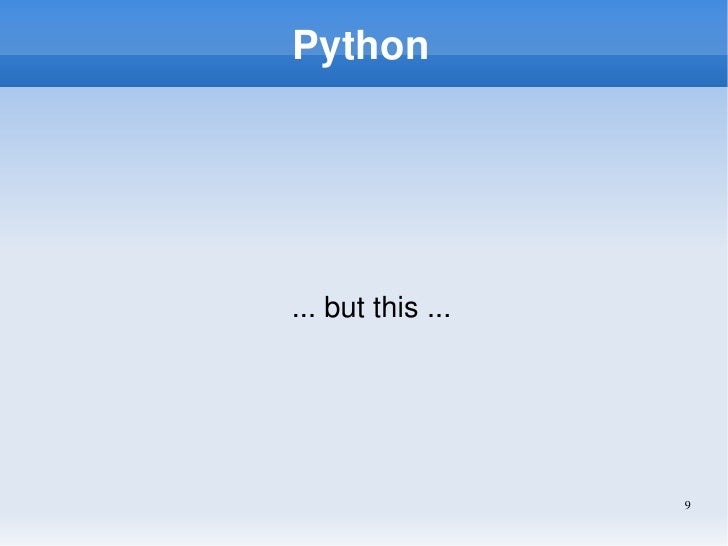Python Intro