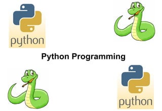 Python Intro | PPT