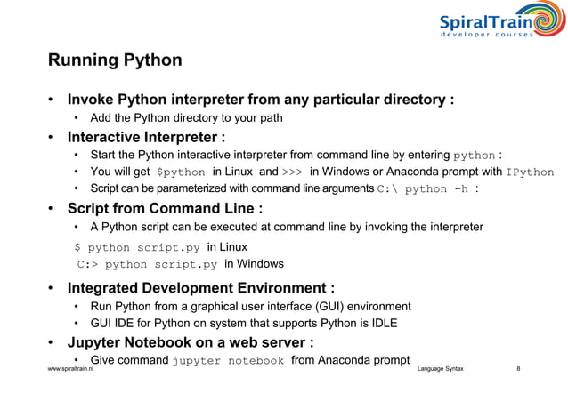Python Intro Ppt