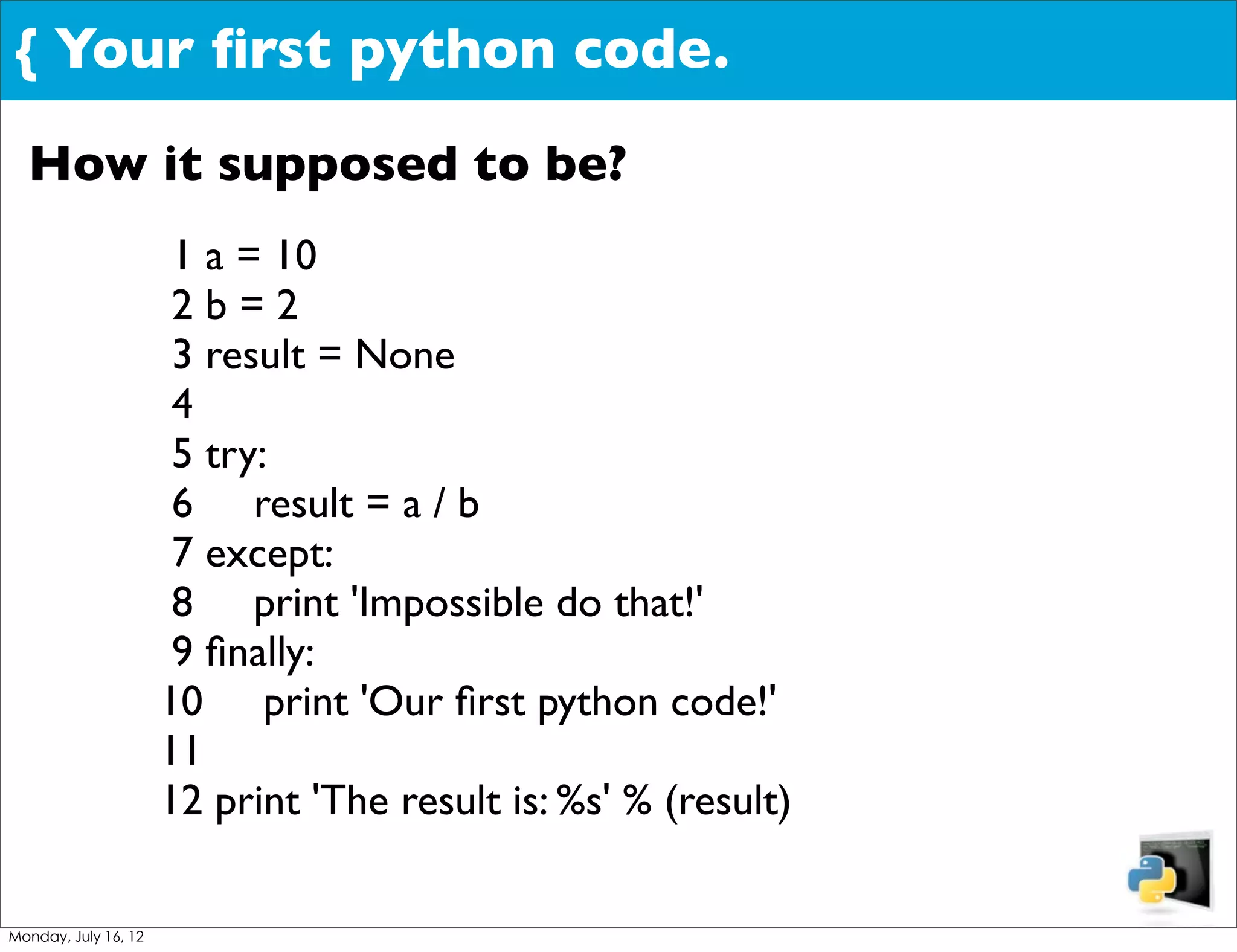 Python introduction | PDF