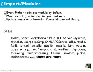 Python introduction | PDF