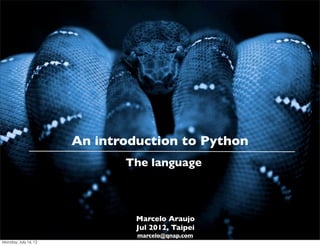 Python introduction | PPT