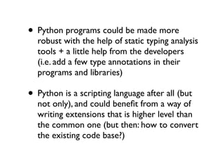 Four Python Pains | PPT