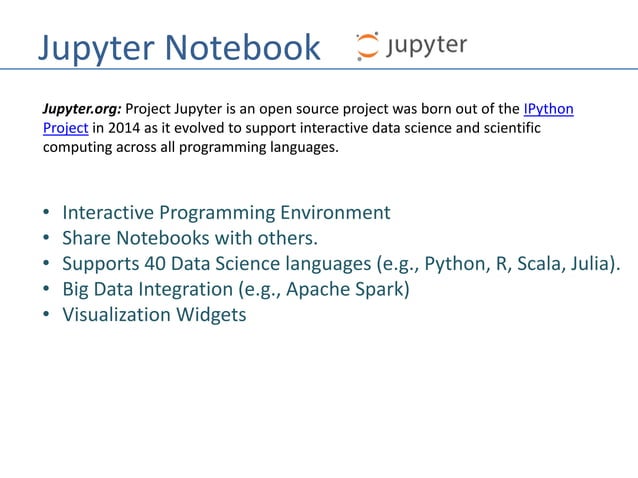 Python Installing And Using Python And Jupyter Notepad Ppt