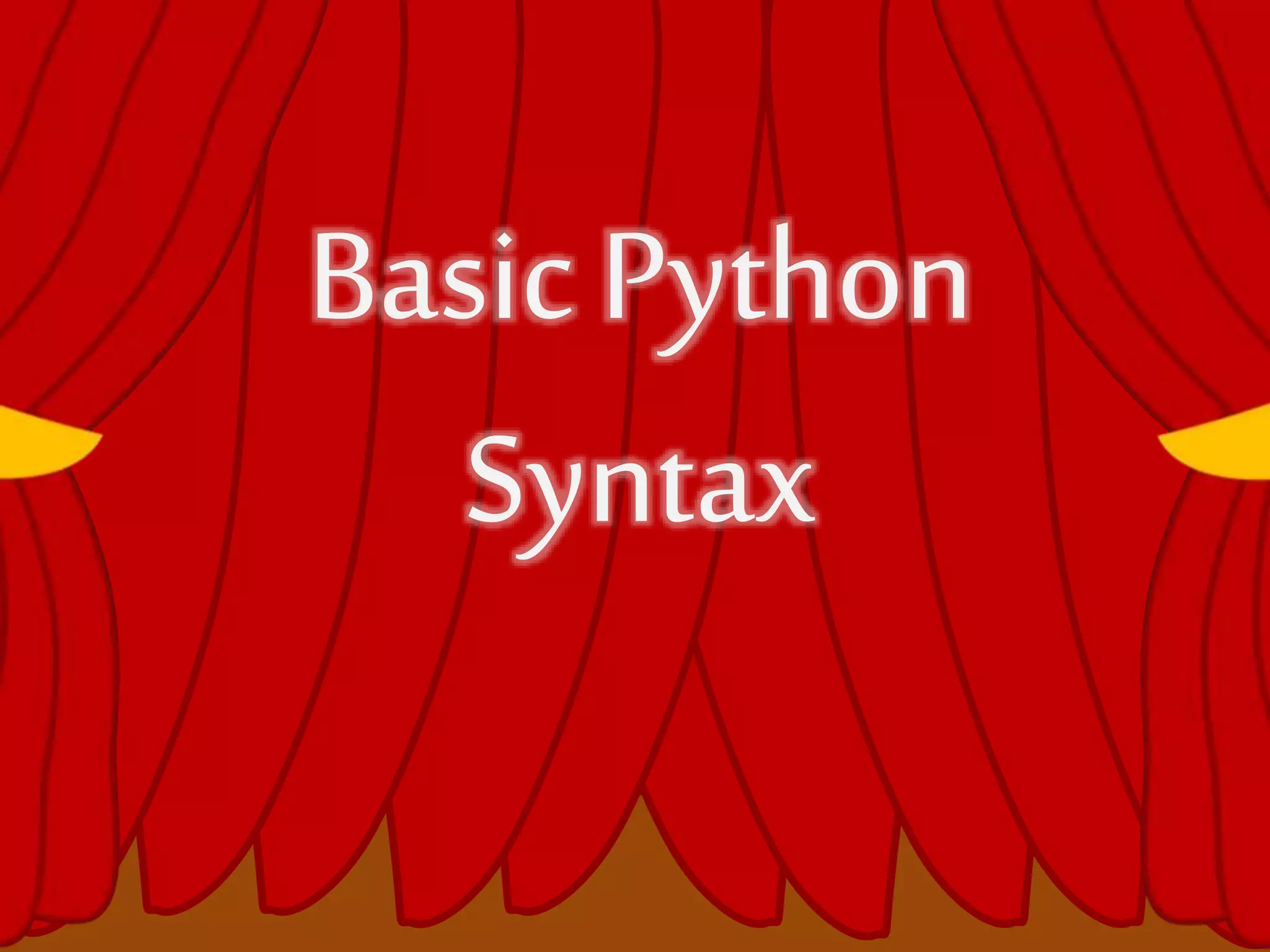 Python - Lesson 1 | PPTX